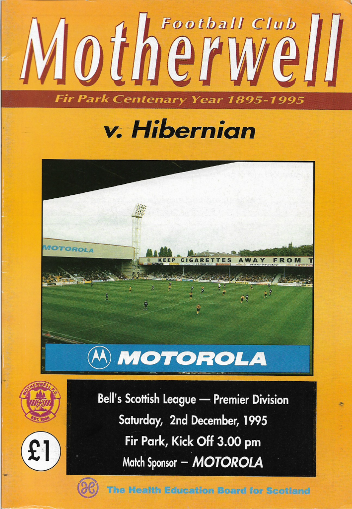 2nd-dec-1995-hibernian - motherWELLnet